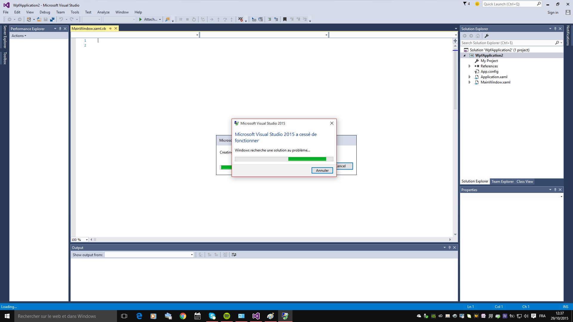 Problème Visual Studio 2015 par rqf - page 1 - OpenClassrooms