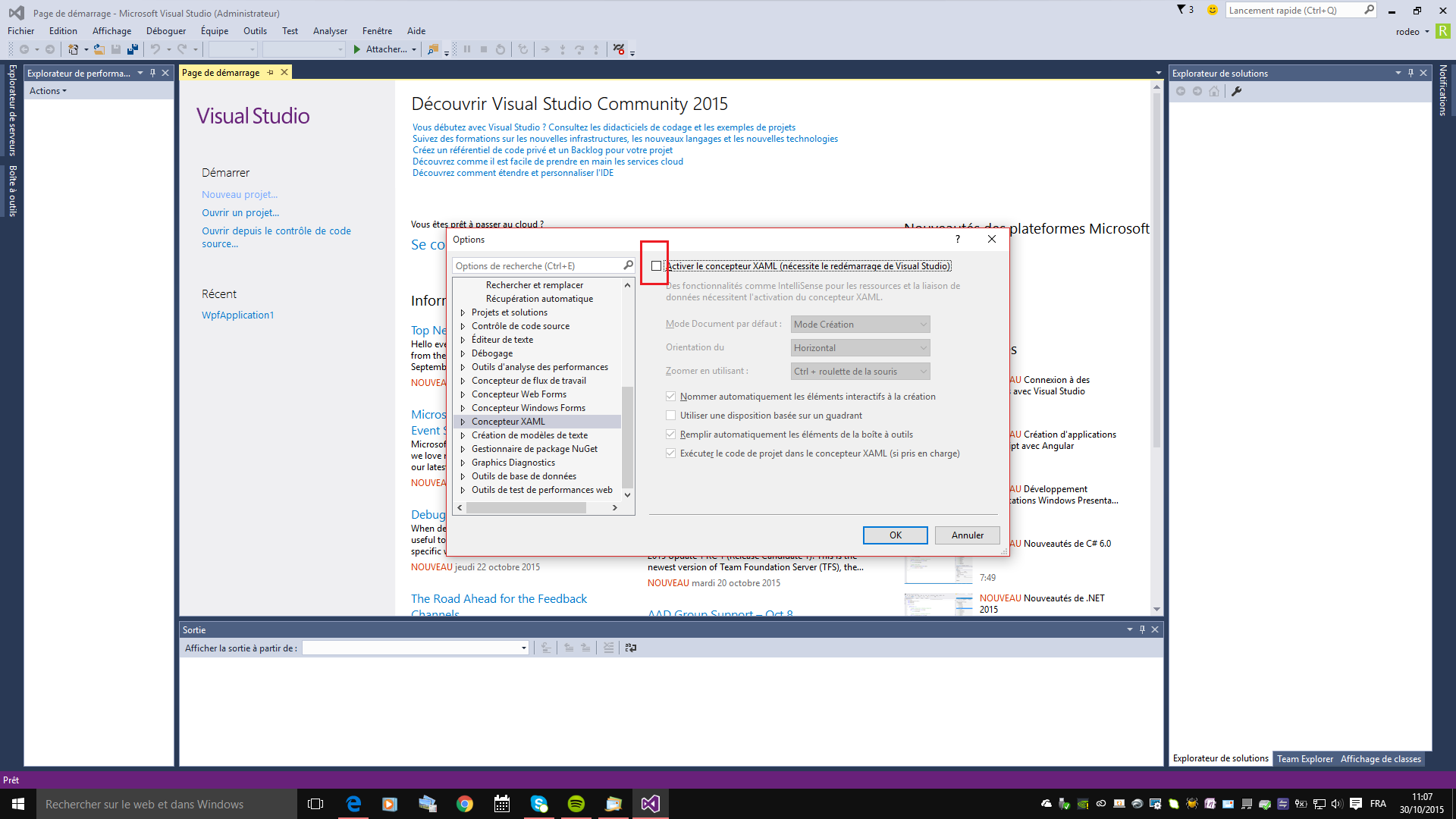 Problème Visual Studio 2015 par rqf - page 1 - OpenClassrooms