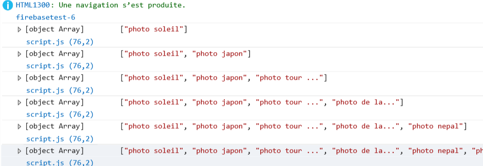 extraire valeur d'une boucle par WilliamFauchoux - page 1 - OpenClassrooms