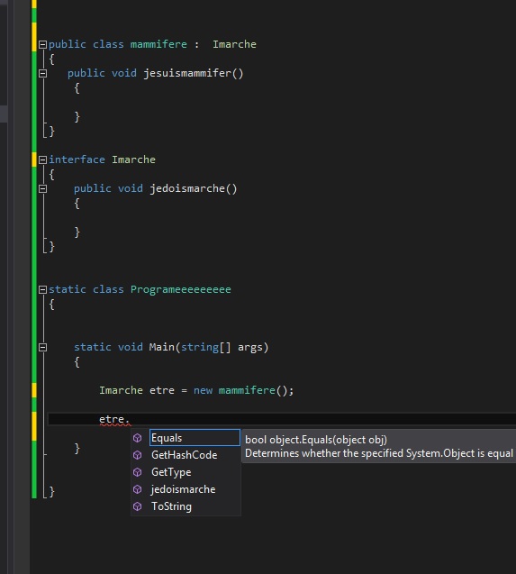 [Résolu] interface et classes par nigel80 - page 1 - OpenClassrooms