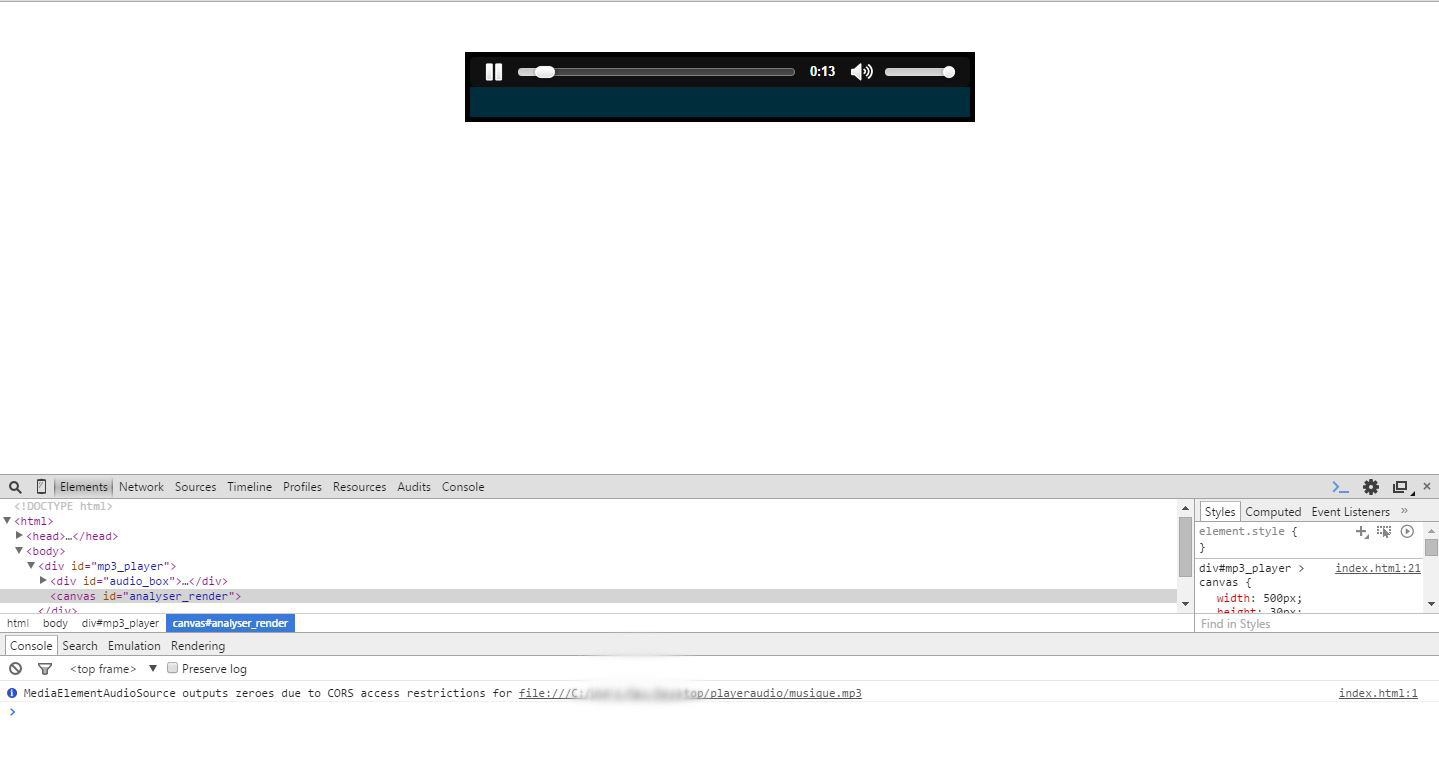 [Résolu] [JS] Lecteur Audio avec animation - page 1 - OpenClassrooms
