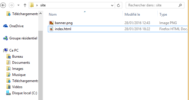 [Résolu] htlm et image par geoffreymacron - page 1 - OpenClassrooms