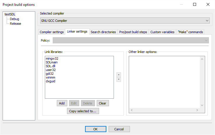 [Résolu] cannot find lSDL.dll lors de la compilation de SDL par Kijise - page 1 - OpenClassrooms