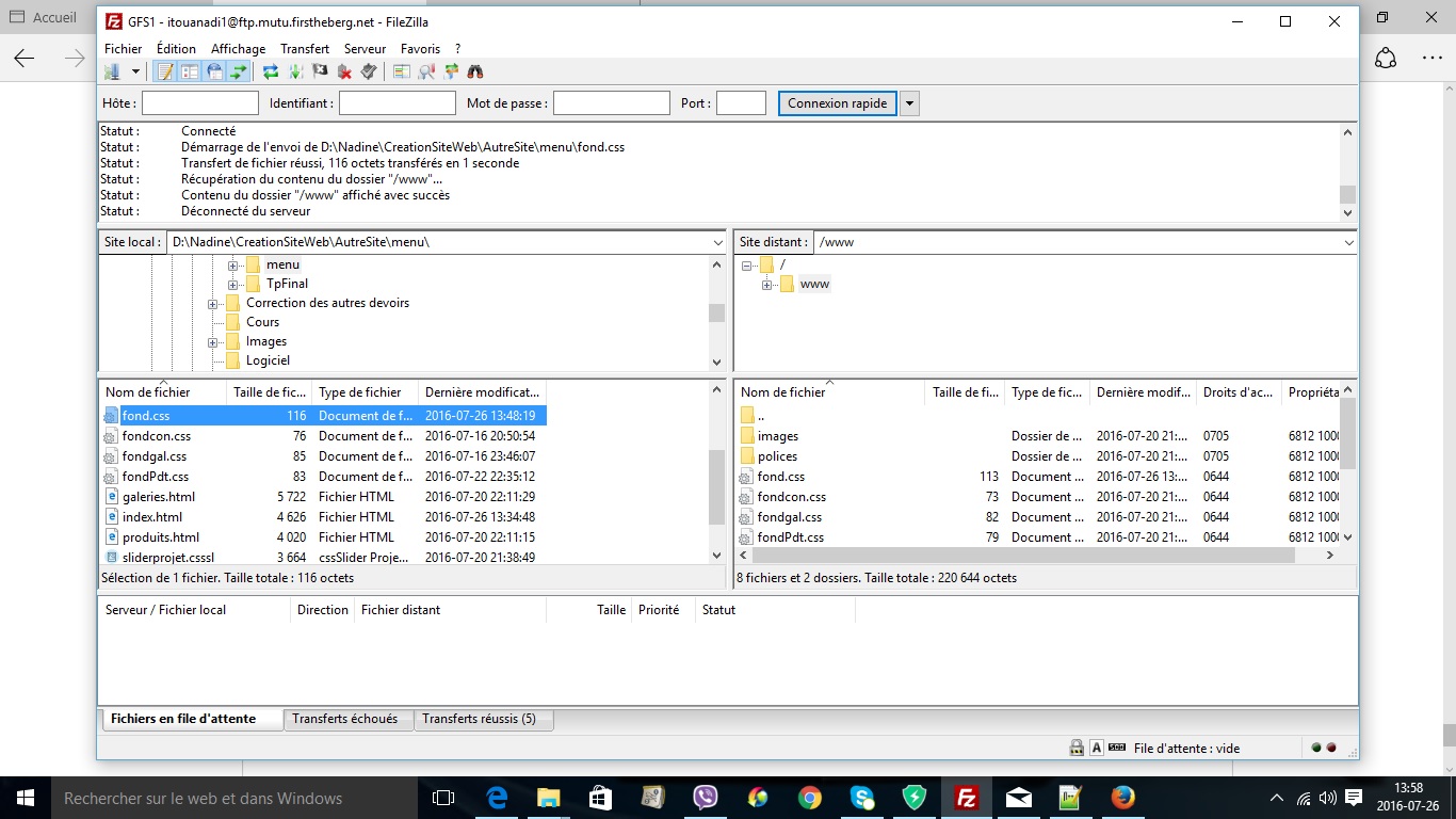 Publication De Mes Tp Sur Le Cours Html5 Et Css3 Par Rudiaitoua Page