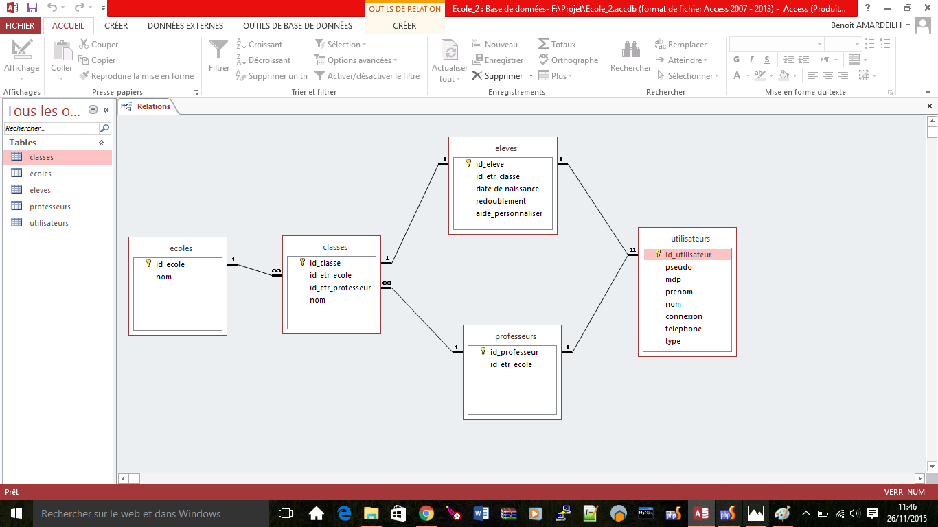 une clé primaire pour 2 clés étrangères par niguiz1002 - page 1 ...