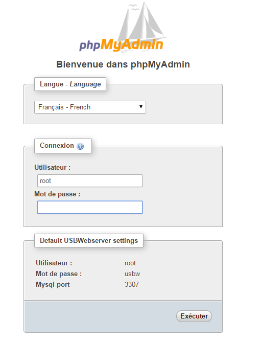 Erreur : SQLSTATE[HY000] [2002] Aucune connexion.. - PHP, MYSQL avec UsbWebServer par mkparis ...