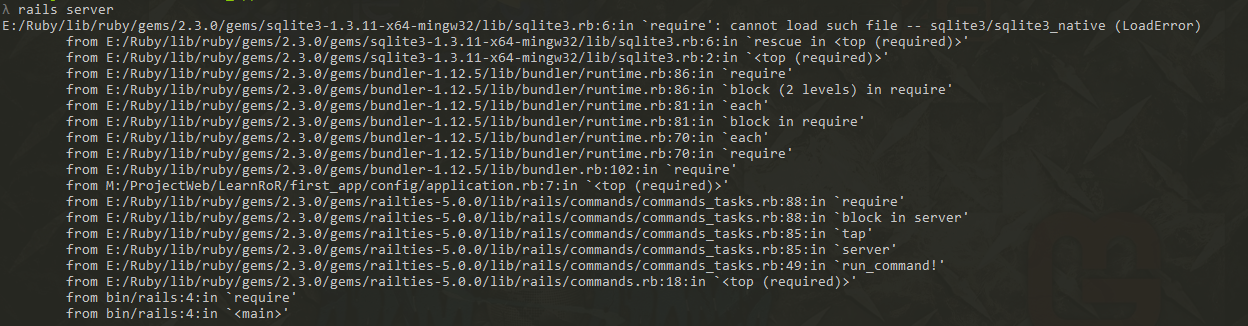 Ruby On Rails Server Ne Marche Pas Page 1 Openclassrooms