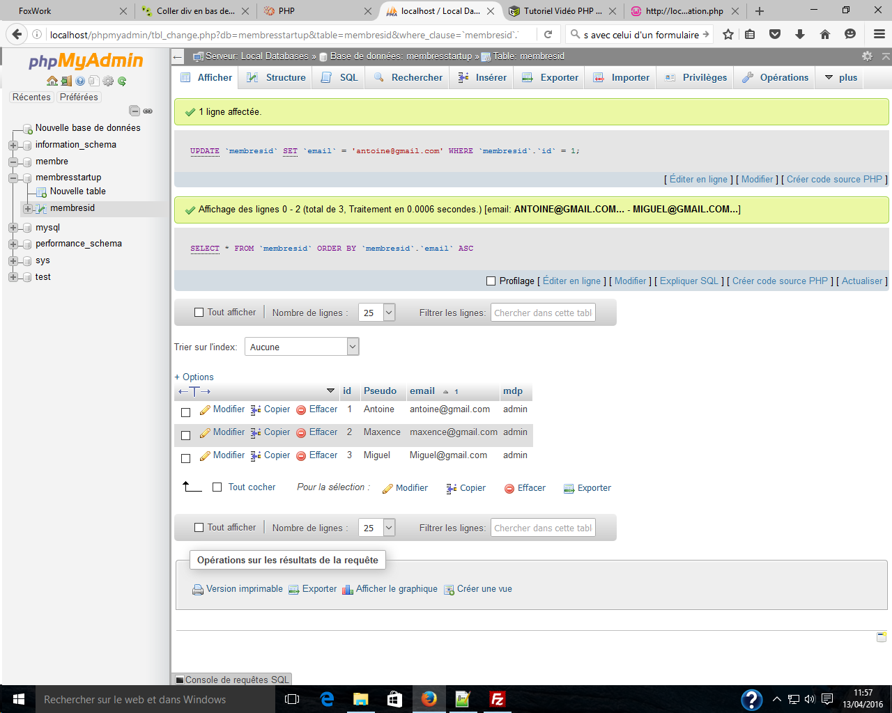 [Résolu] TP : Espace membre par AntoineKuhnast1 - page 1 - OpenClassrooms