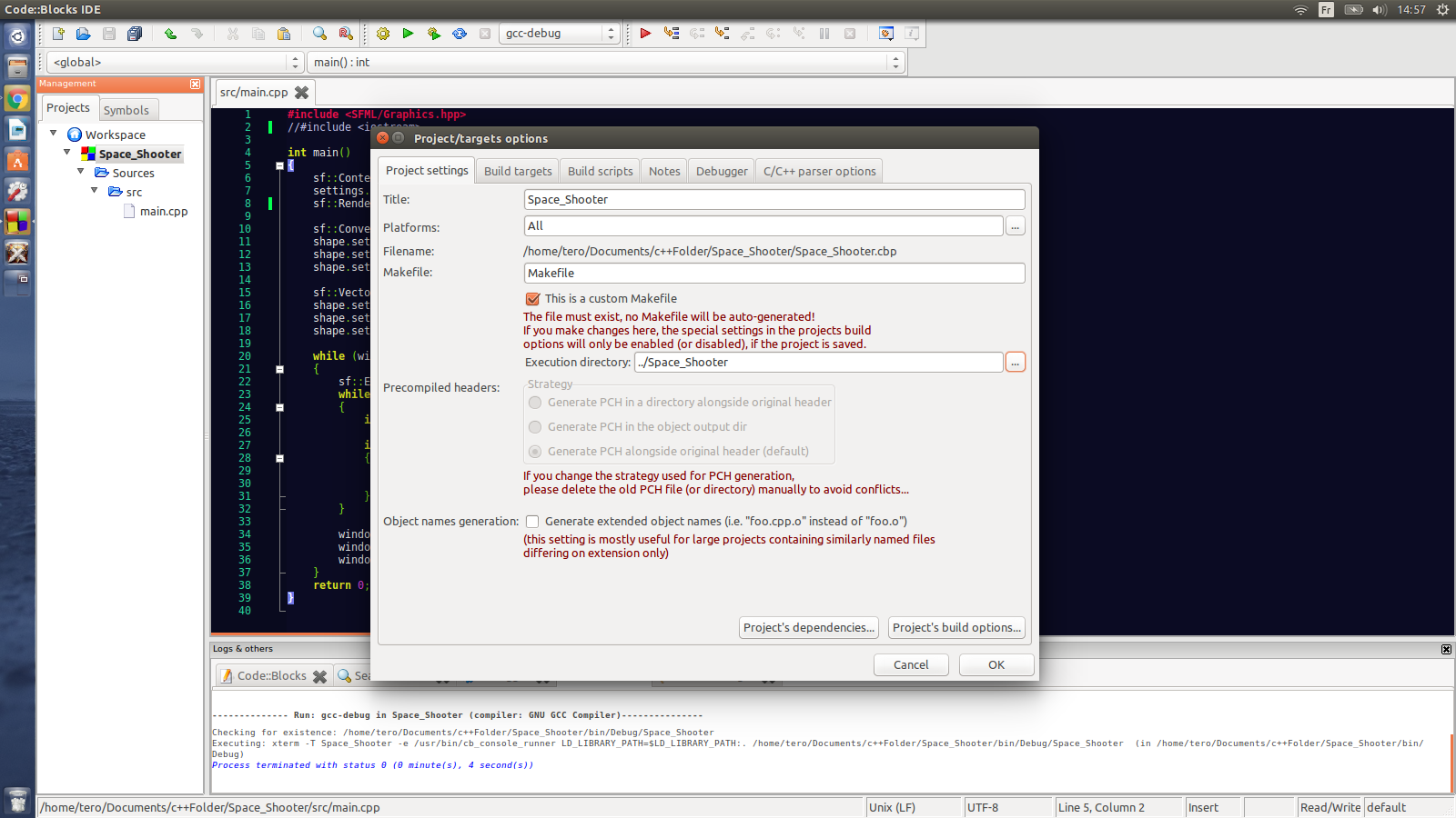 Codeblocks Votre Makefile Personnalisé Par Teroratsu Page 1