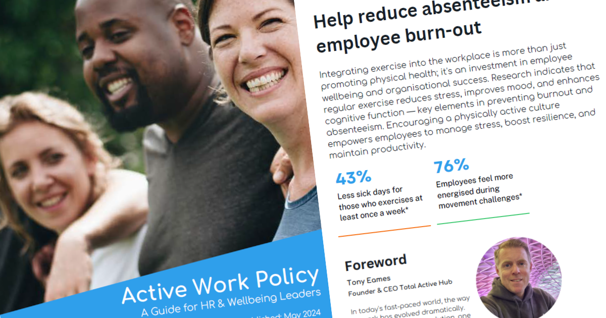 Download our workplace Active Work Policy | Total Active Hub