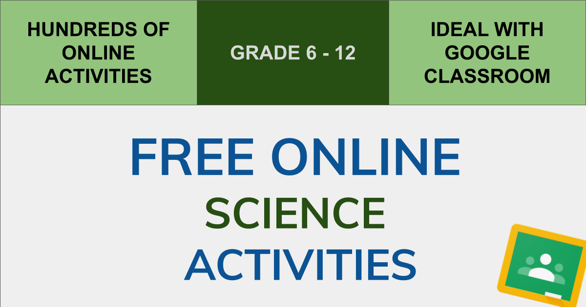 Science Activities for Google Classroom
