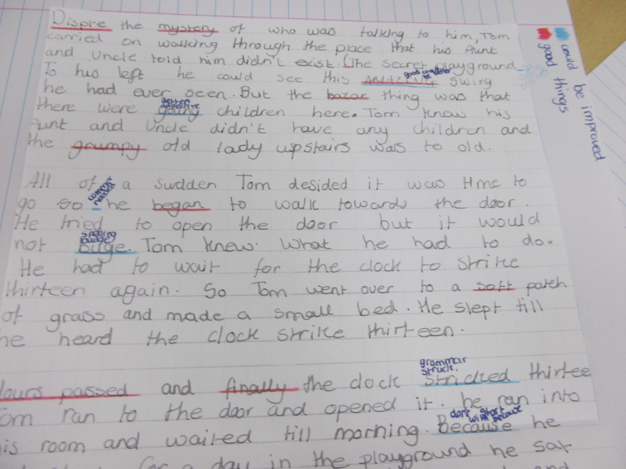 English- editing our work