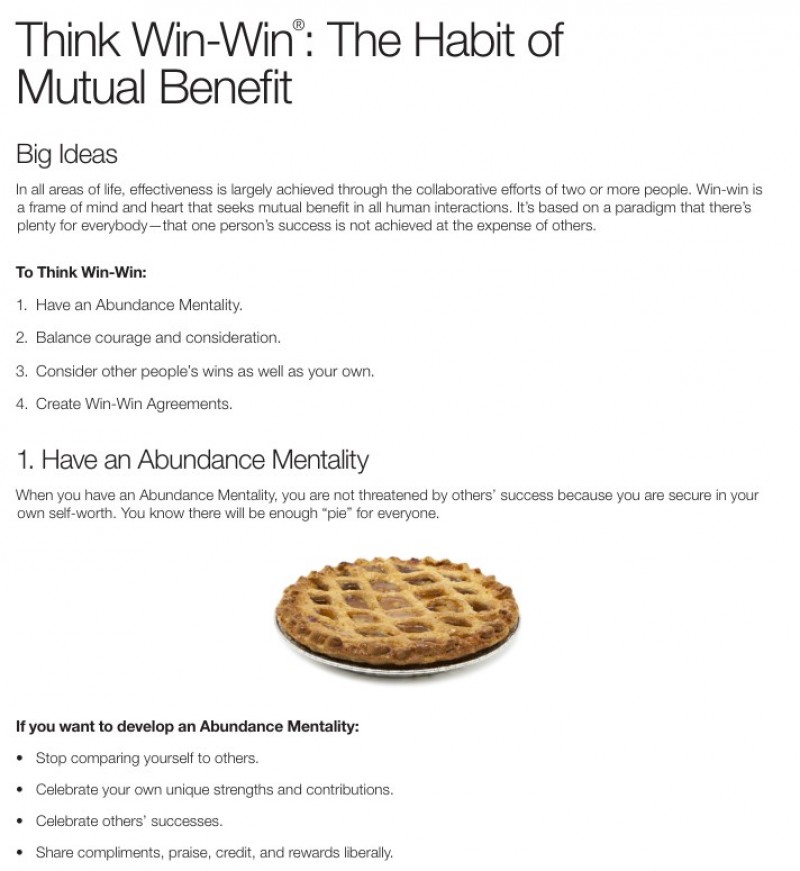 Habit 4 - Think Win-Win | Giles Junior School