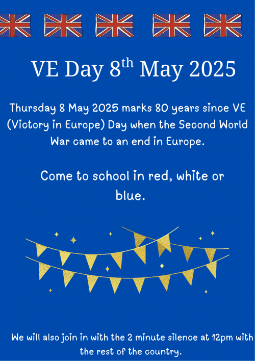 VE Day 80 years since Victory in Europe at the end of WW2 | Harbury C ...