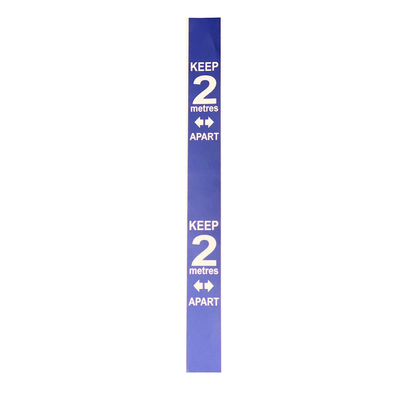 Social Distance Floor Markers Blue