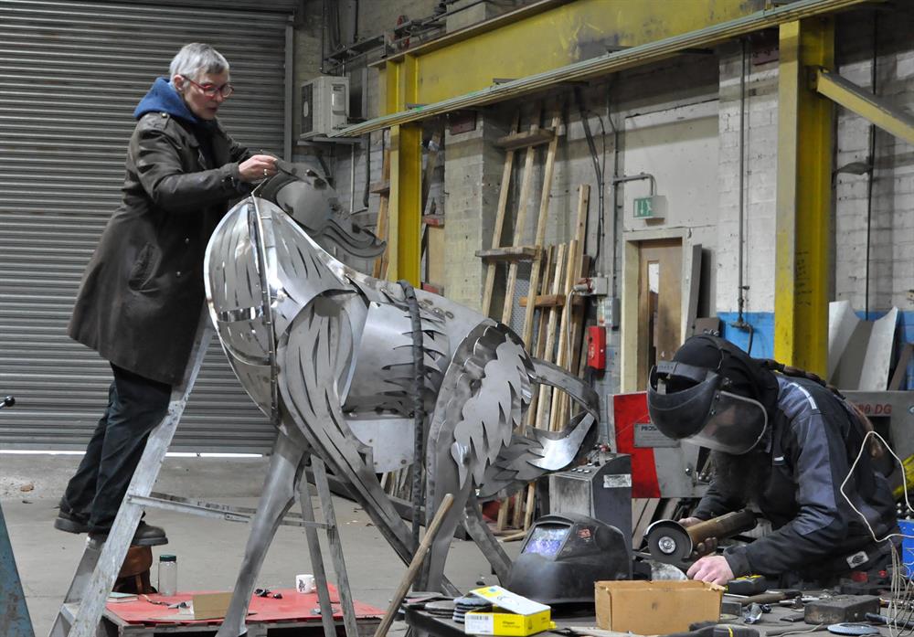 A Clitheroe sculpture tells its story