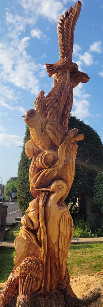 Tree Sculpture at Temple Newsam Park