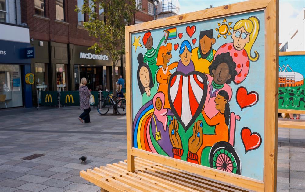 Community Art Benches Sunderland