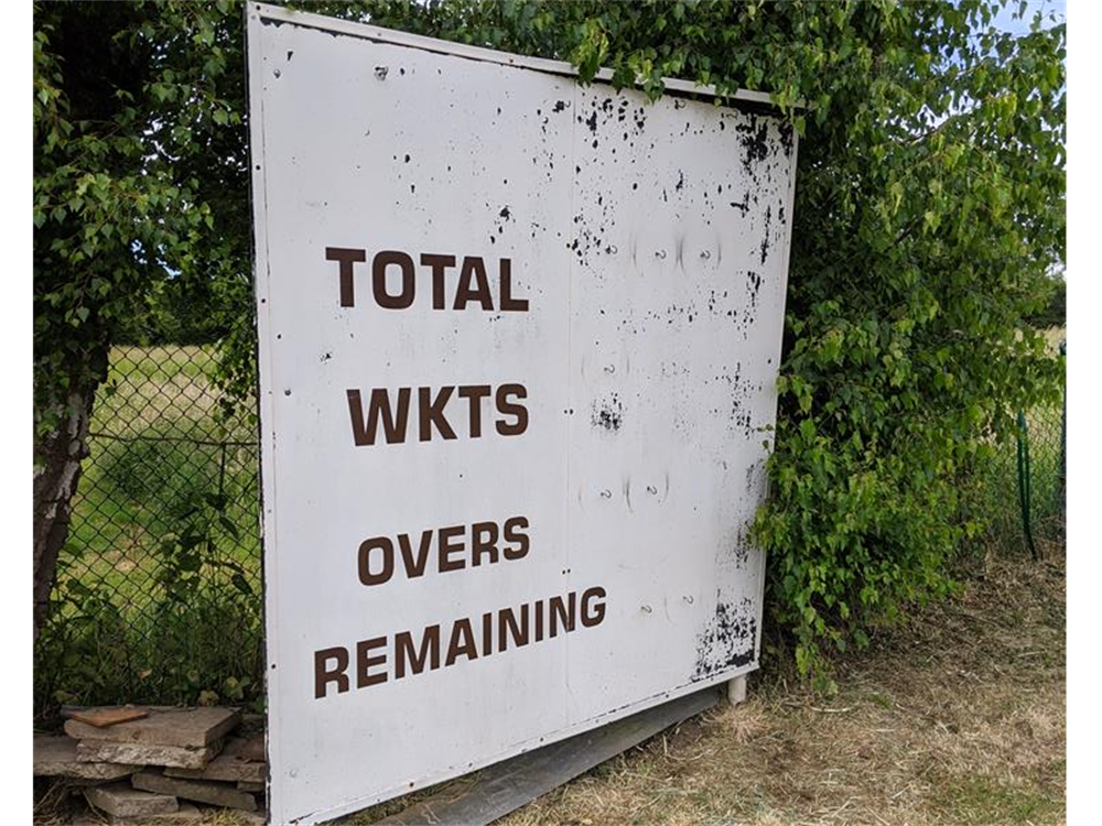 New Electronic Scoreboard for Betsham CC