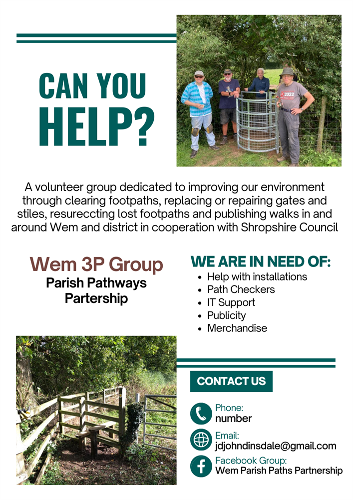 Walking in Wem Rural Parish