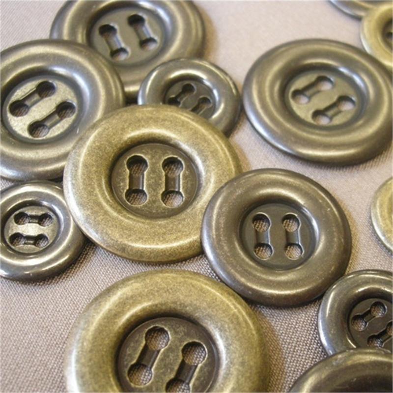 20mm Round Metal Button