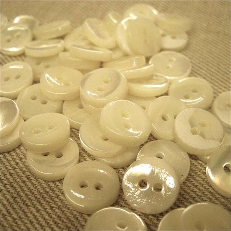2-Hole Shell Button 12mm