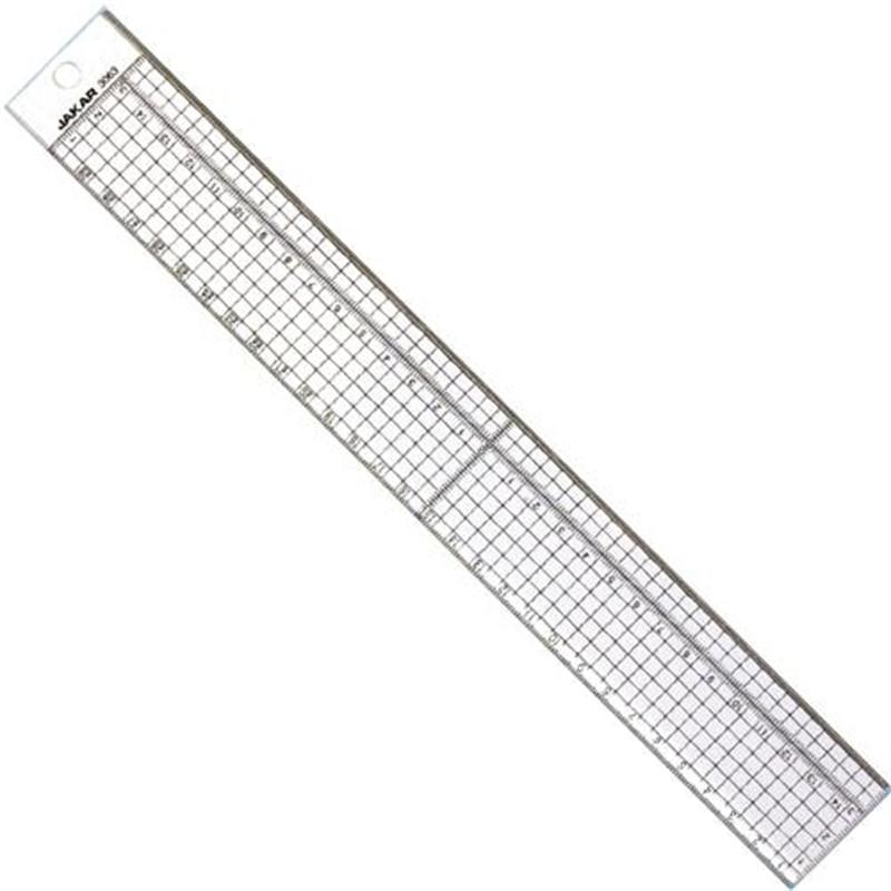 Jakar Acrylic Ruler With Steel Cutting Edge