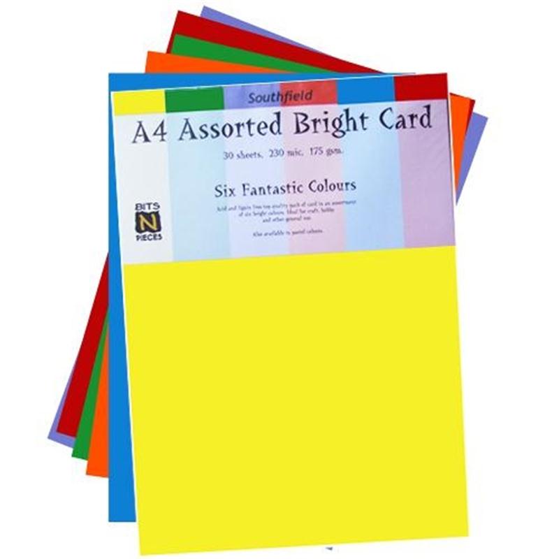 Assorted Coloured Card Packs 175gsm