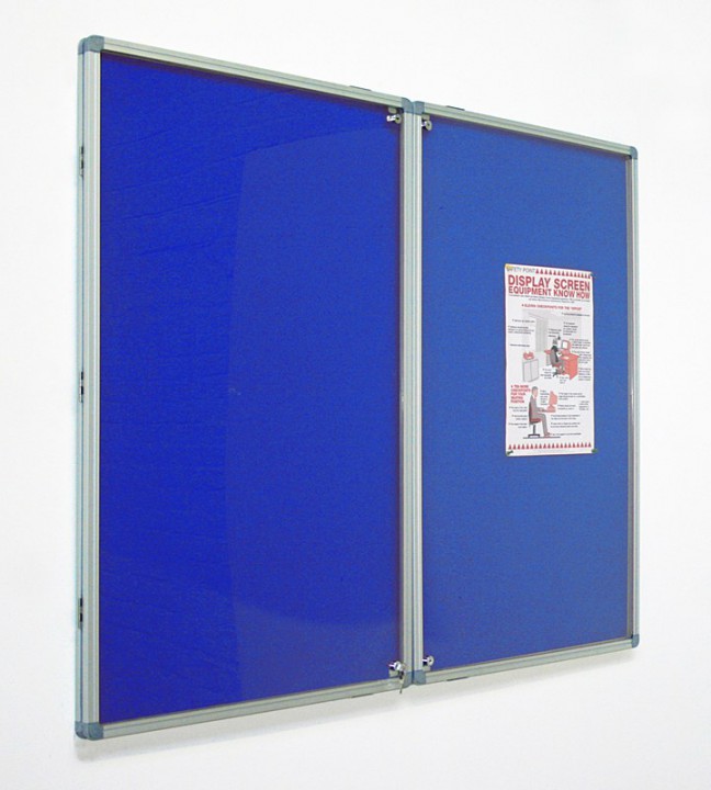 Internal Lockable Display Cases by Boards Direct