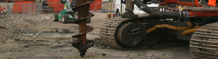 Auger and screw displacement piles by Cementation Skanska