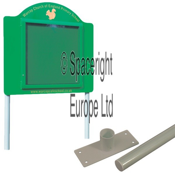 Outdoor School Signage and Showcase (Surface Mounted) by Spaceright Europe
