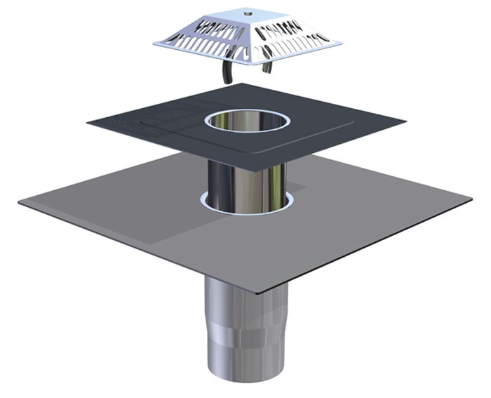 FarBo DuoDrain Flat Roof Outlet by Fixfast