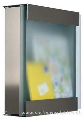 Glass mailbox by Post Boxes UK