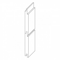 Western Red Cedar Microline Channel Cladding - 20 x 144mm by Silva Timber