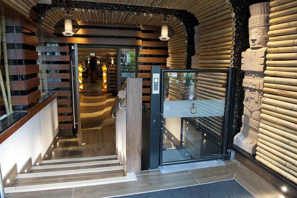 2 Person Open Platform Lift - The Lowriser by Stannah Lifts Ltd