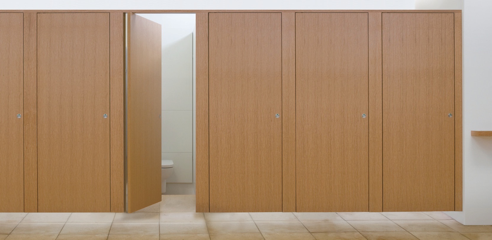 Ribbon - Toilet Cubicles by Thrislington Cubicles