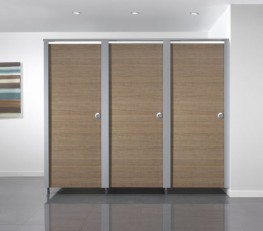 Paraline Powder Coat SGL Panel Cubicle by Bushboard Washroom Systems