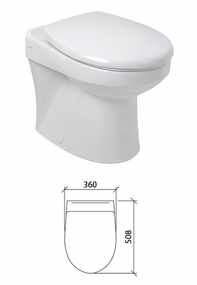 Sola Rimless WC by Bushboard Washroom Systems