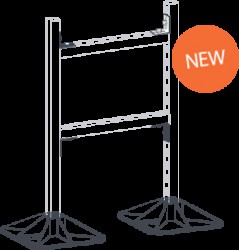 Big Foot H Frame Sets - Non-penetrative supports for pipework, duct and ...