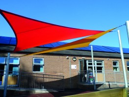 Benalla Double Overlapping Shade Structure / Shade Sail Canopy ...