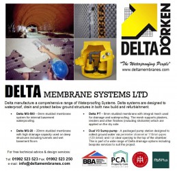 Basement Waterproofing Membranes by Delta Membrane Systems Limited