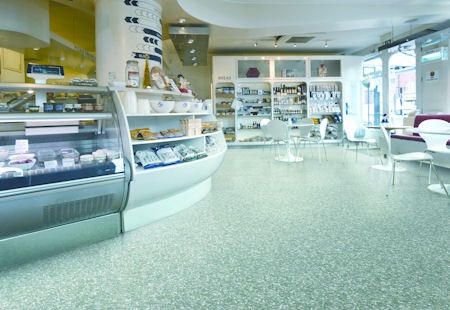 Polyflor - Polysafe Mosaic PUR High-Performance Safety Vinyl Flooring ...