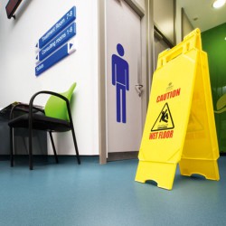 Polyflor - Polysafe Standard PUR Safety Vinyl Flooring by Polyflor