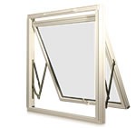 NTech 1.2 Outward Opening Villa Top Swing Window (TY) by NorDan UK