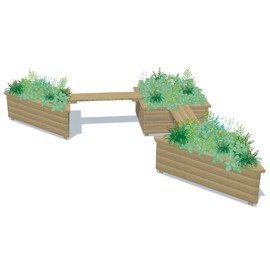 Furniture - Triangular Planter by Playforce