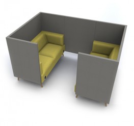 Tryst Booth by Connection Seating