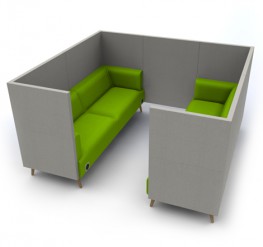 Tryst Booth by Connection Seating