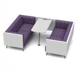 Tryst Booth by Connection Seating