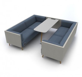 Tryst Booth by Connection Seating