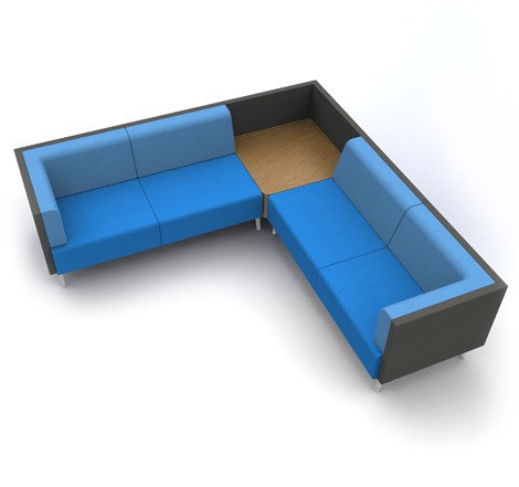 Tryst L-Shape by Connection Seating